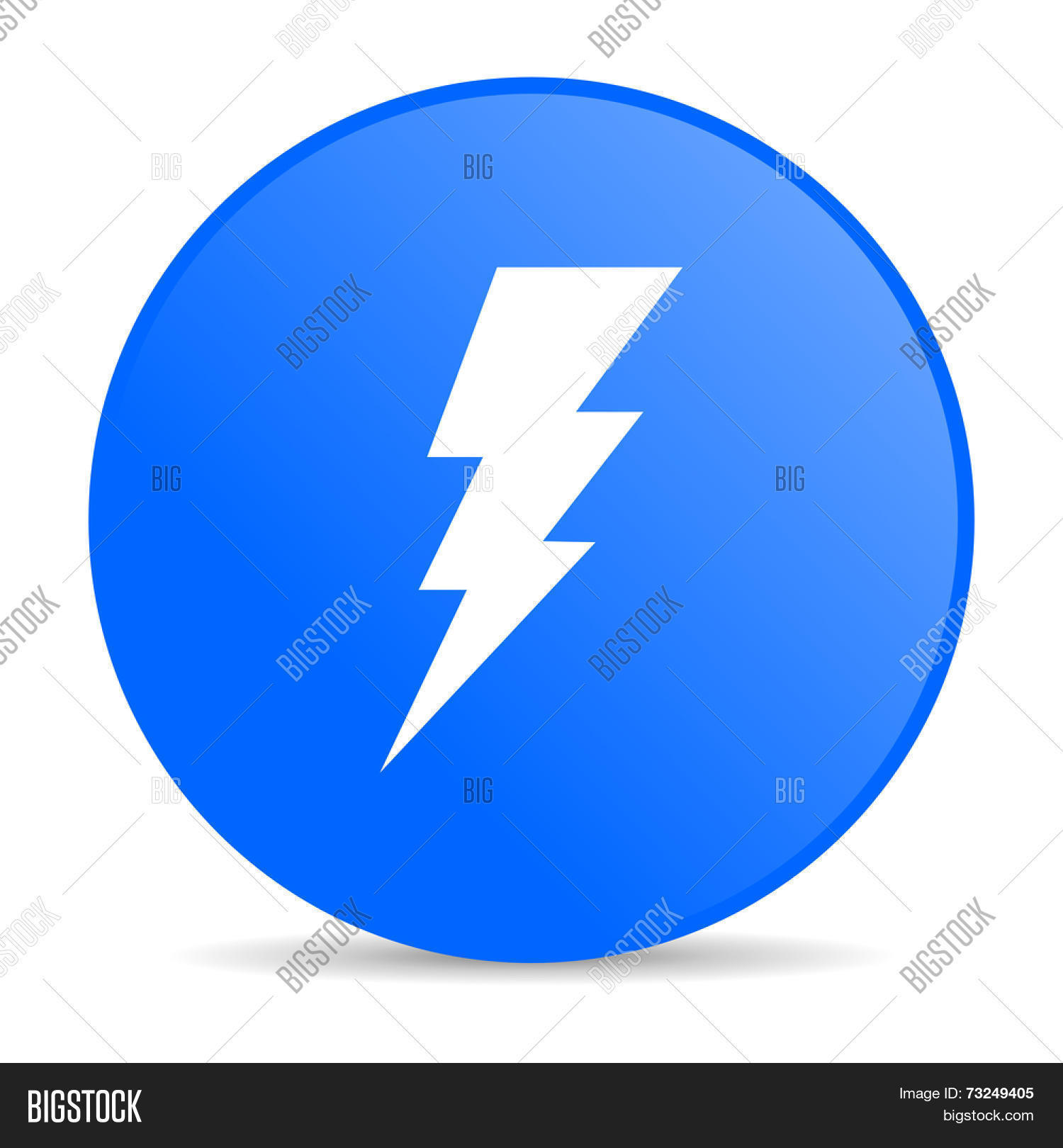 Bolt Internet Blue Image & Photo (Free Trial) | Bigstock