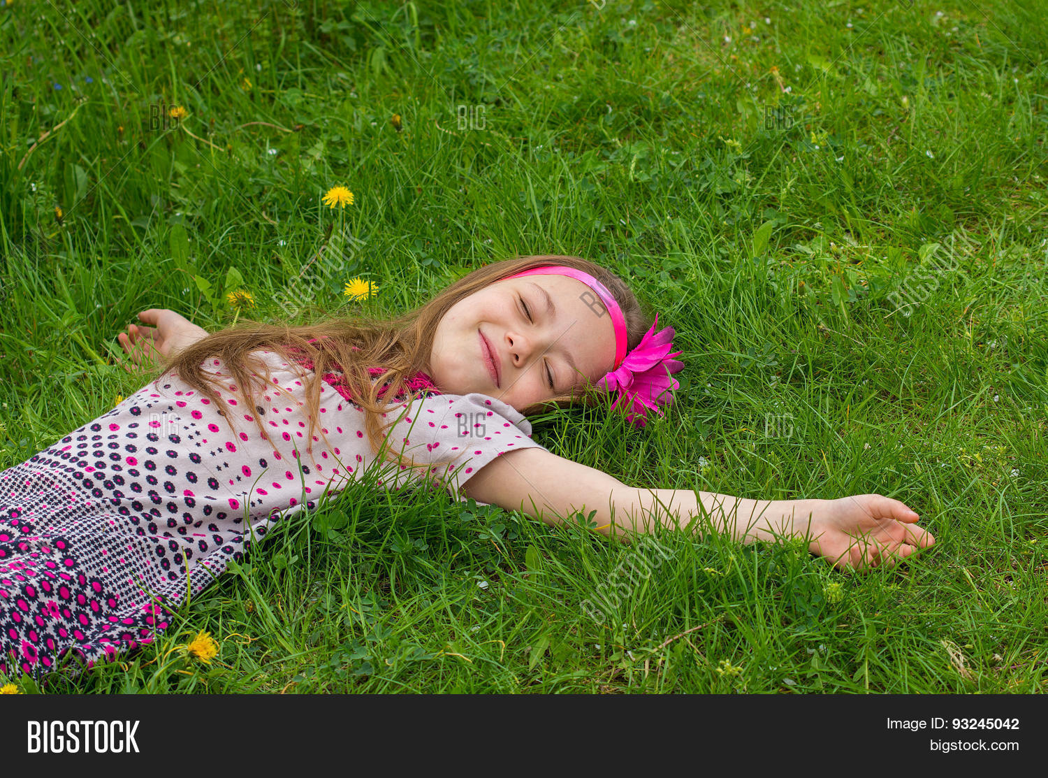Little Girl Lying Image & Photo (Free Trial) | Bigstock