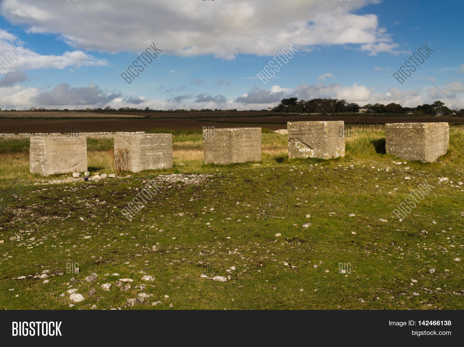 Anti Tank Cubes, Stone Image & Photo (Free Trial) | Bigstock