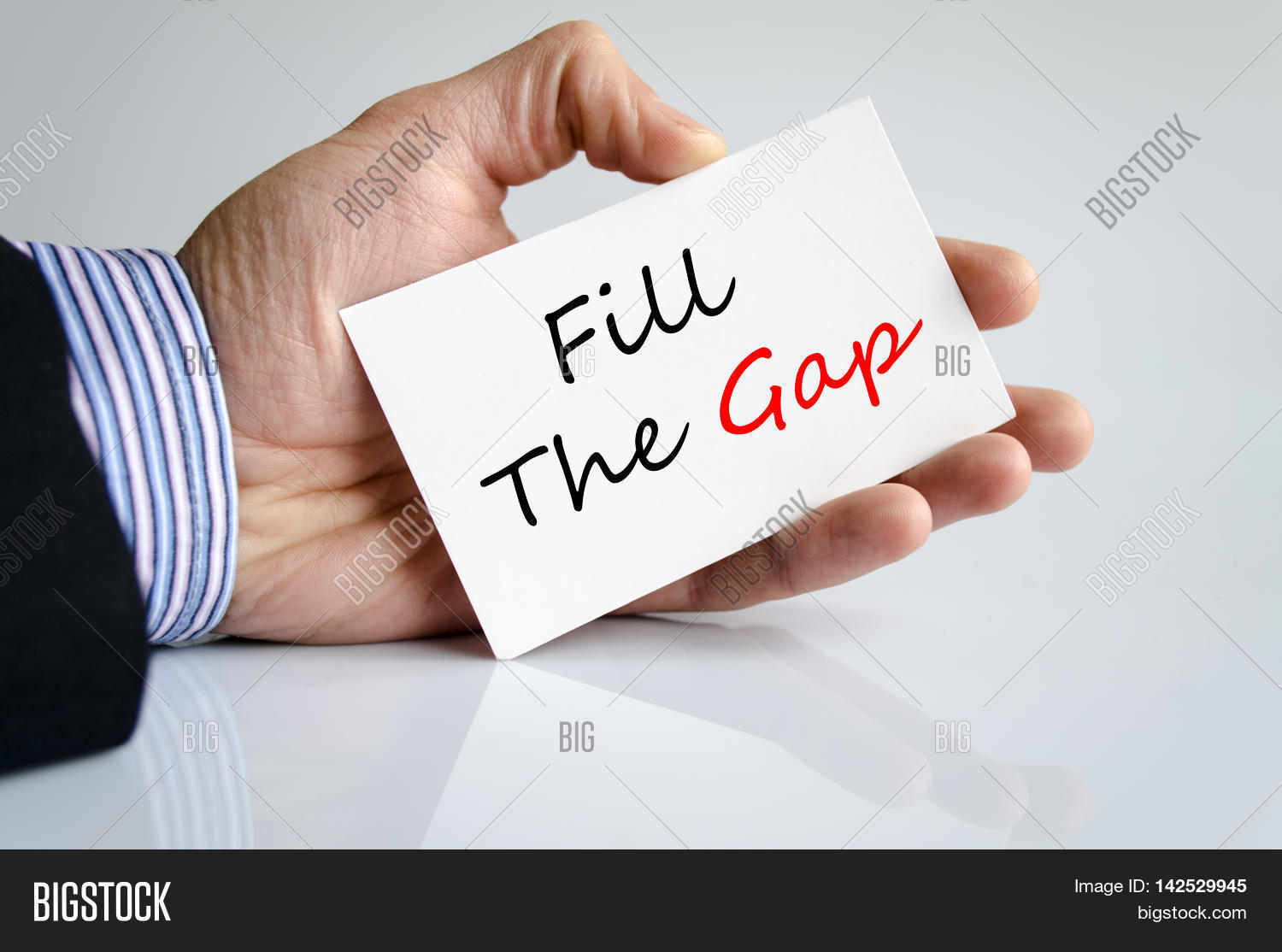 Fill Gap Text Concept Image & Photo (Free Trial) | Bigstock