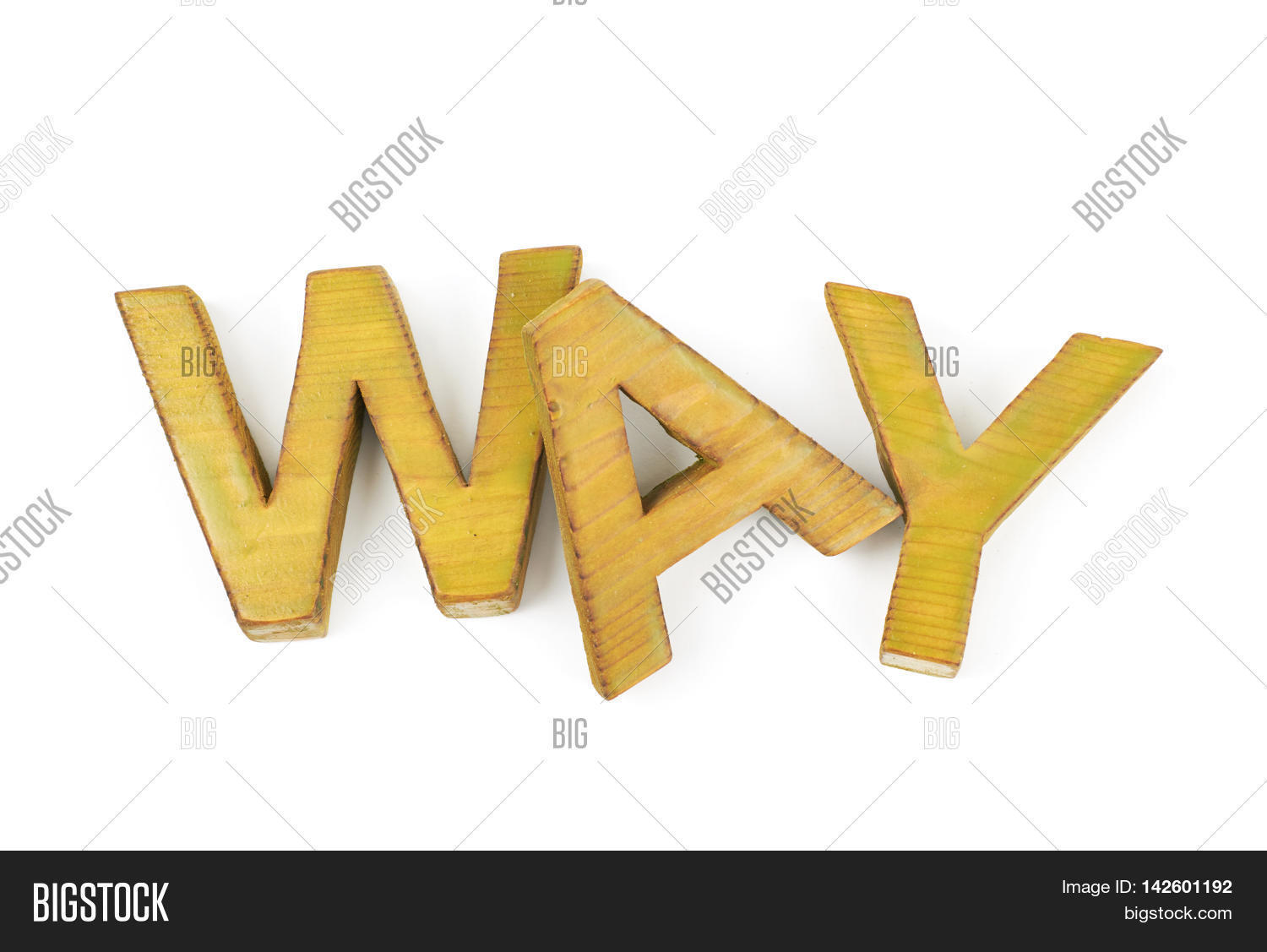 Word Way Made Colored Image & Photo (Free Trial) | Bigstock