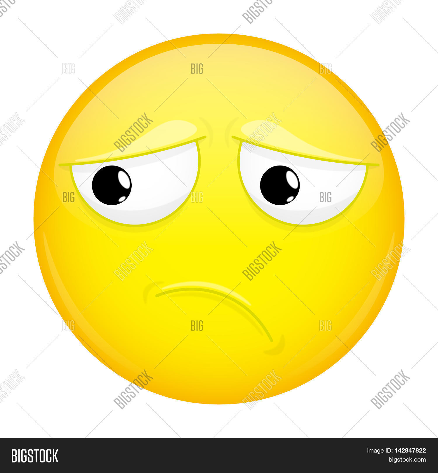 Sad Emoji. Wrong Image & Photo (Free Trial) | Bigstock