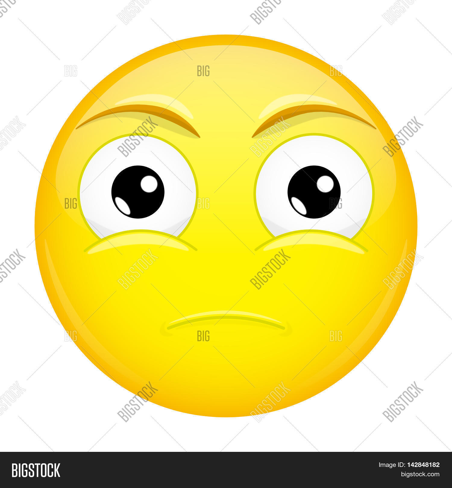 Sad Emoji. Bore Image & Photo (Free Trial) | Bigstock