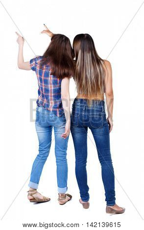 Back View Two Pointing Image & Photo (Free Trial) | Bigstock