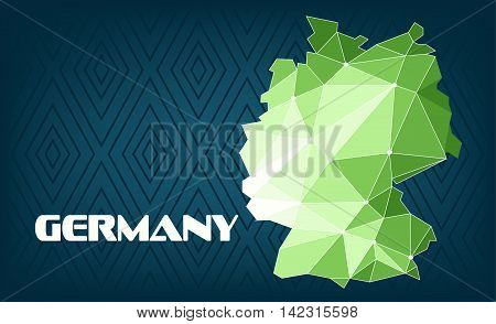 Germany Country Map Vector & Photo (Free Trial) | Bigstock