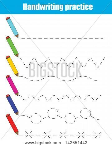Handwriting Practice Vector & Photo (Free Trial) | Bigstock