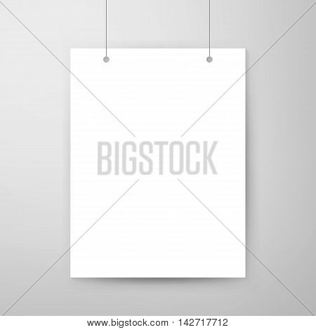 Empty Poster Template Vector & Photo (Free Trial) | Bigstock