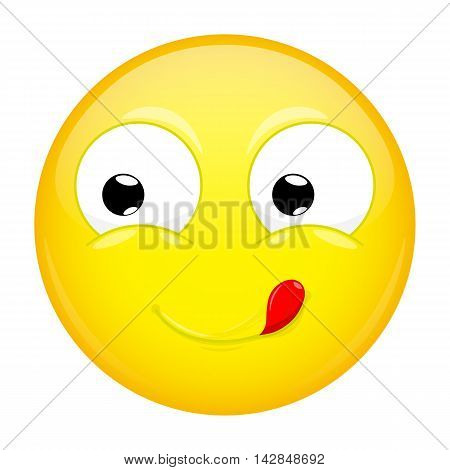 Lick Lips Emoji. Good Image & Photo (Free Trial) | Bigstock