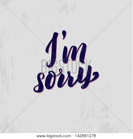 Sorry. Vector Hand Vector & Photo (Free Trial) | Bigstock