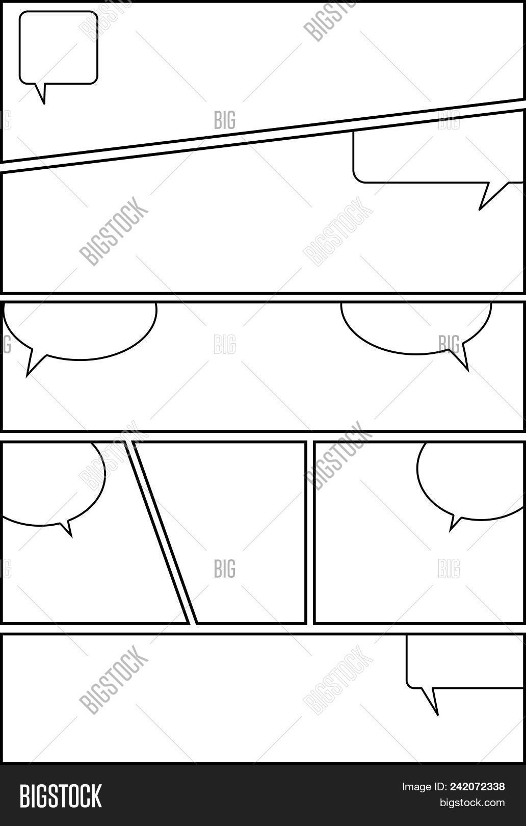 Comic Storyboard Vector & Photo (Free Trial) | Bigstock