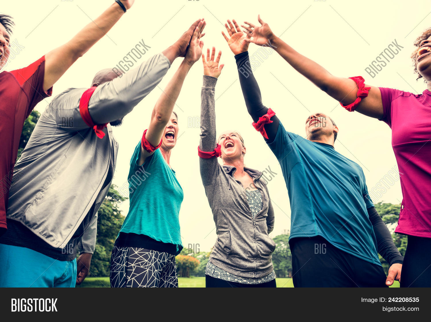 Diverse Team Stacking Image & Photo (Free Trial) | Bigstock