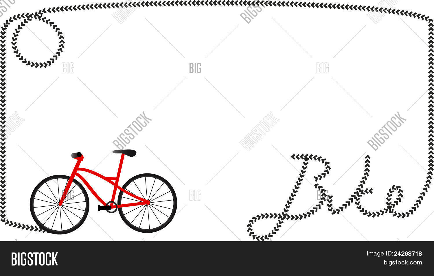 Bike Frame Vector & Photo (Free Trial) | Bigstock