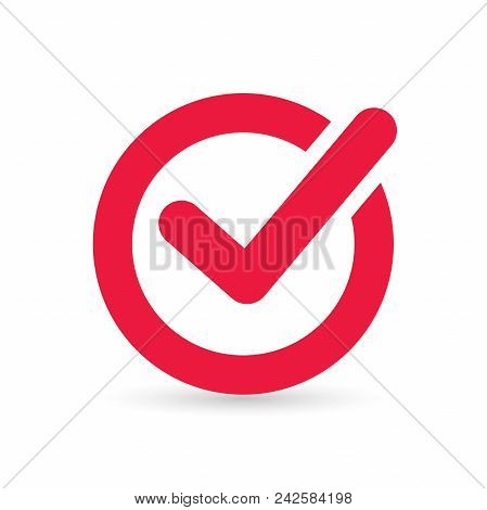 Red Round Checkbox Vector & Photo (Free Trial) | Bigstock