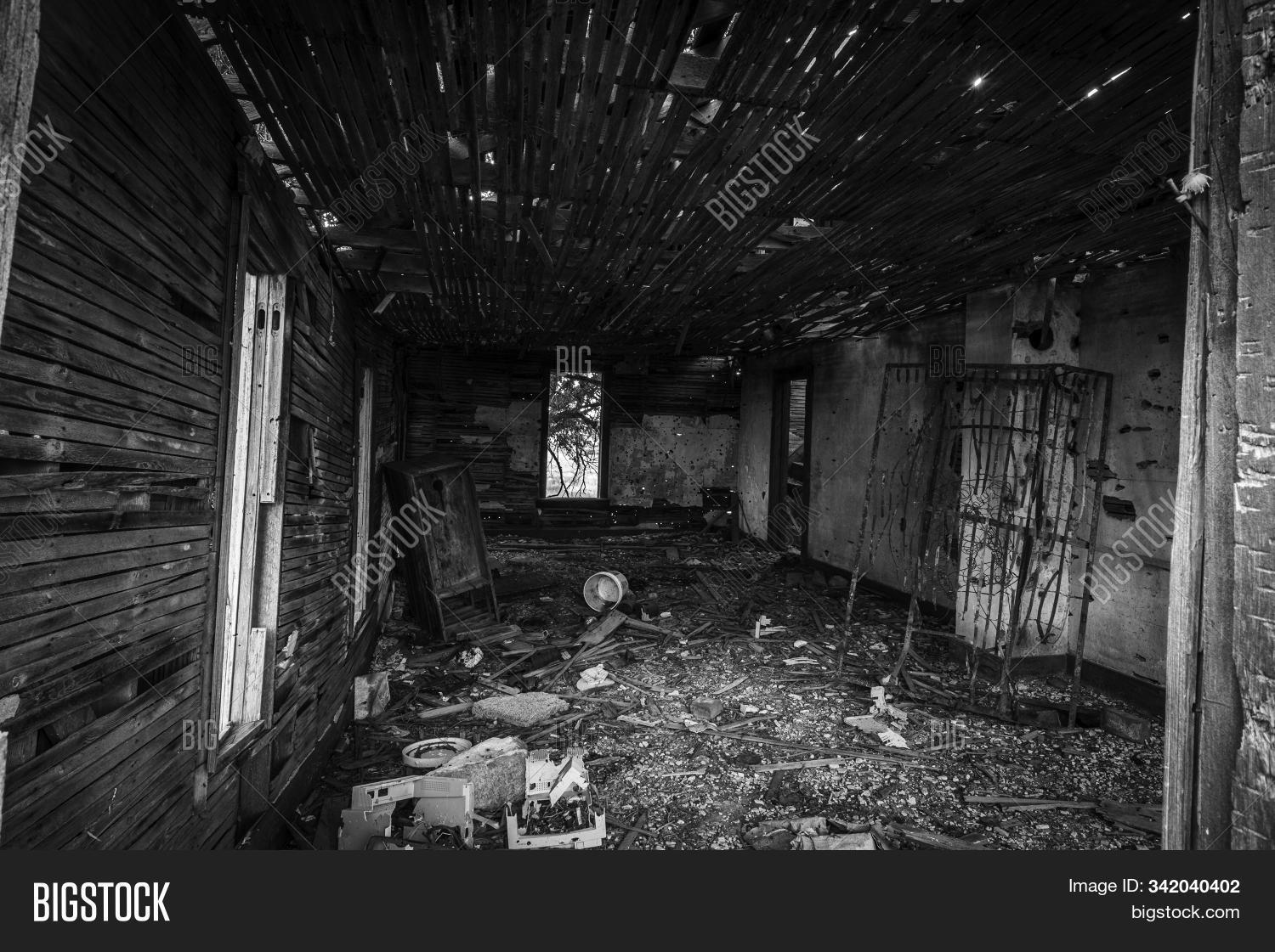 Inside Abandoned Farm Image & Photo (Free Trial) | Bigstock