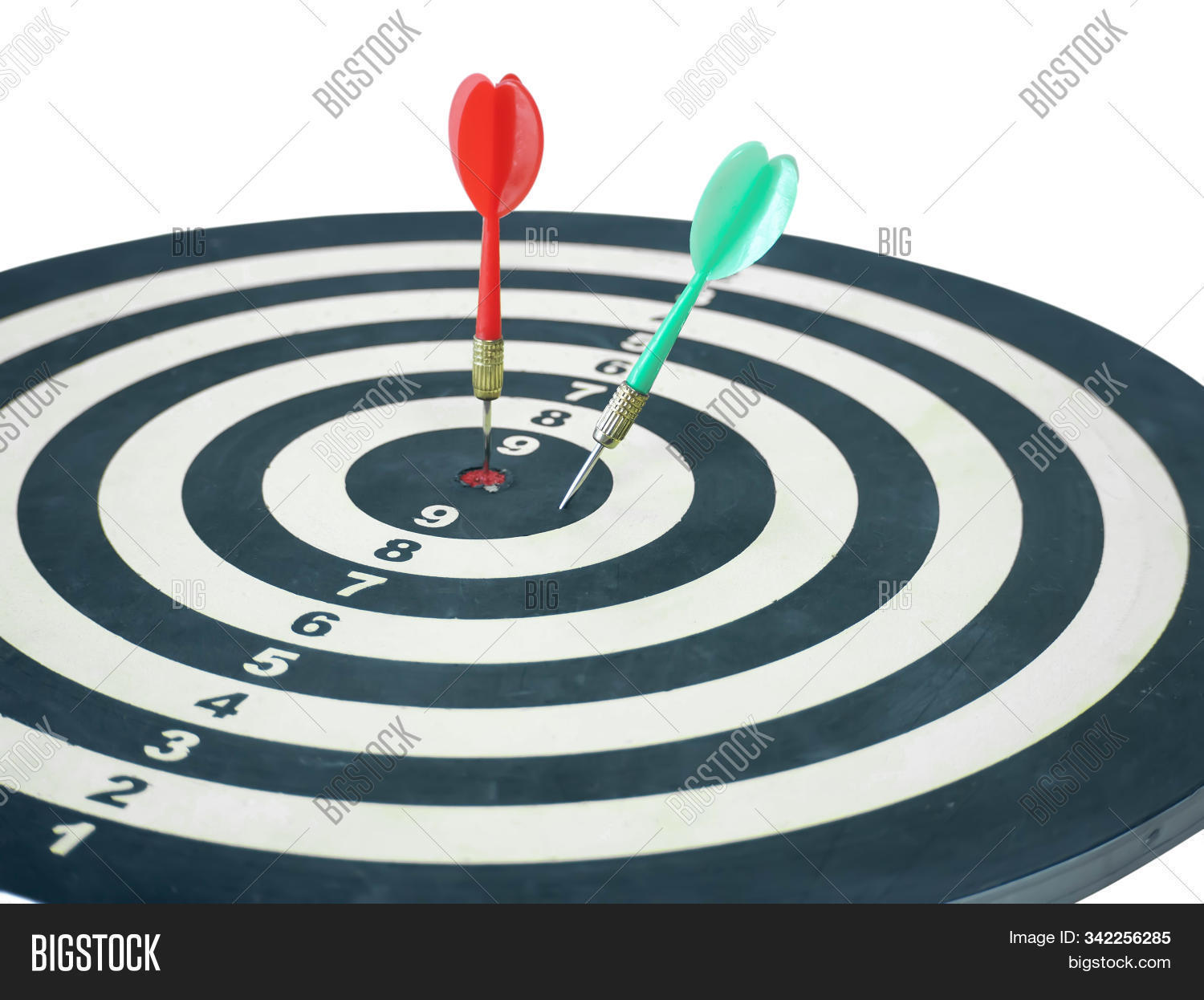 Red Green Dart Target Image & Photo (Free Trial) | Bigstock