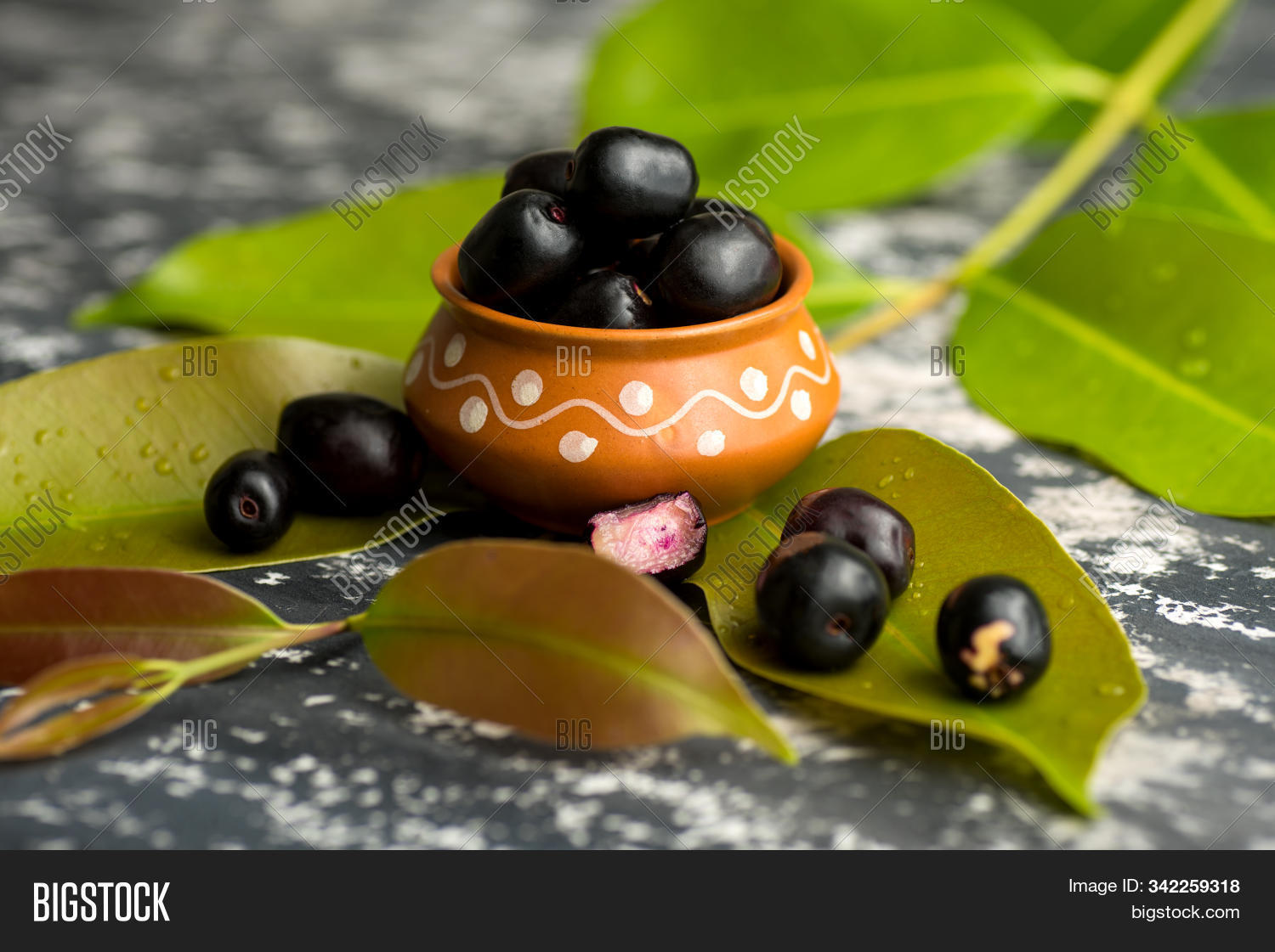 Jambolan Plum Jambul Image & Photo (Free Trial) | Bigstock