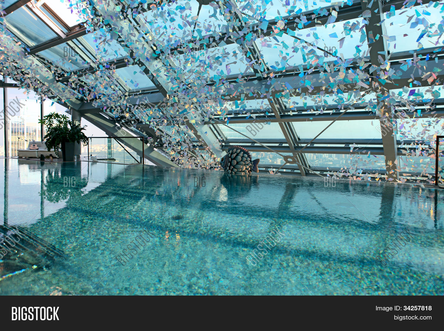 Swimming Pool On Roof Image & Photo (Free Trial) | Bigstock