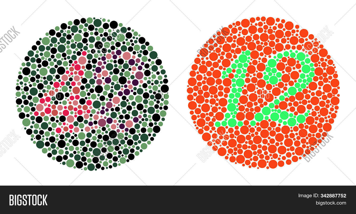 Color Perception Test Vector & Photo (Free Trial) | Bigstock