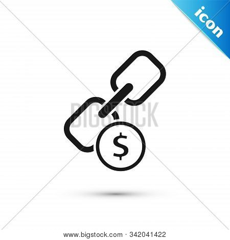 Black Chain Link Coin Vector & Photo (Free Trial) | Bigstock