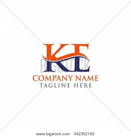 Initial Ke Letter Vector & Photo (Free Trial) | Bigstock