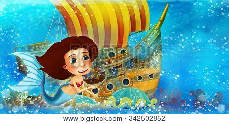 Cartoon Ocean Scene Image & Photo (Free Trial) | Bigstock