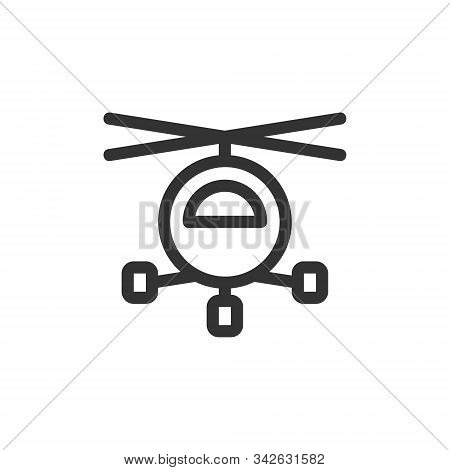 Helicopter Front View Vector & Photo (Free Trial) | Bigstock