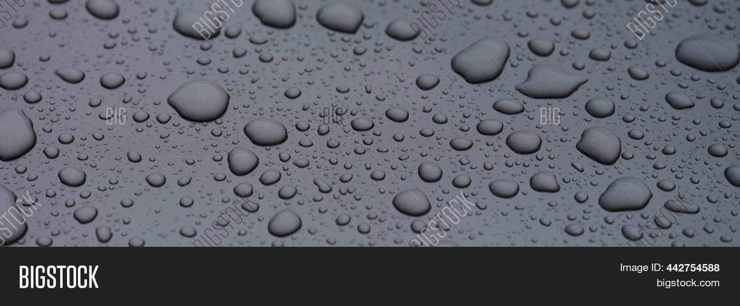 Closeup Raindrops On Image & Photo (Free Trial) | Bigstock