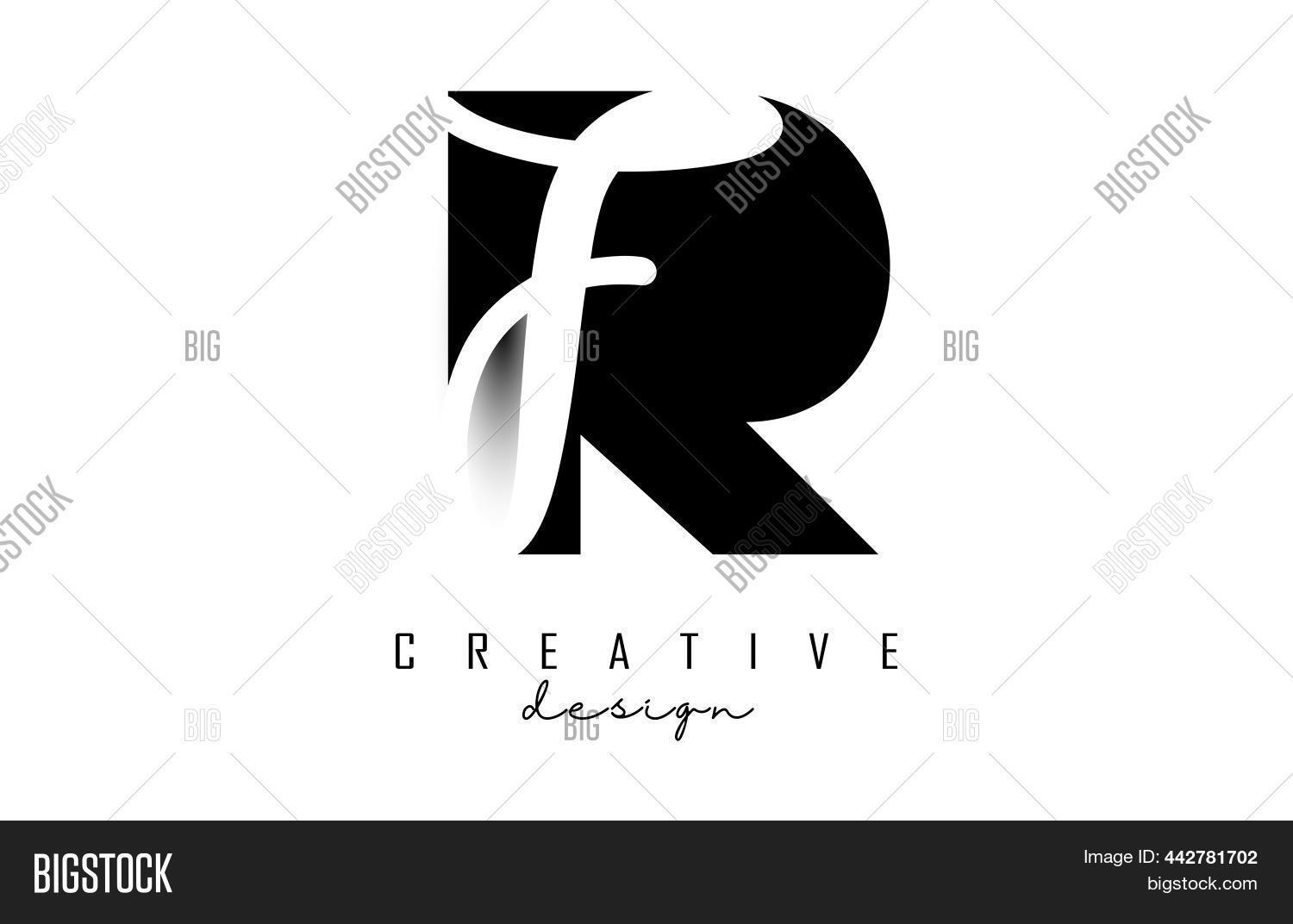 Letters Rf Logo Vector & Photo (Free Trial) | Bigstock
