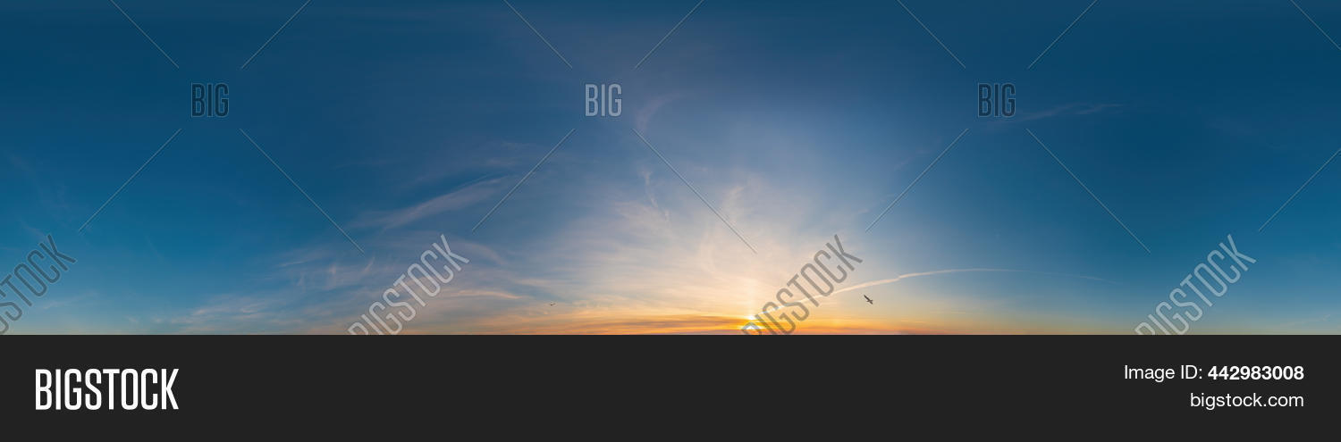 Dark Blue Sunset Sky Image & Photo (Free Trial) | Bigstock