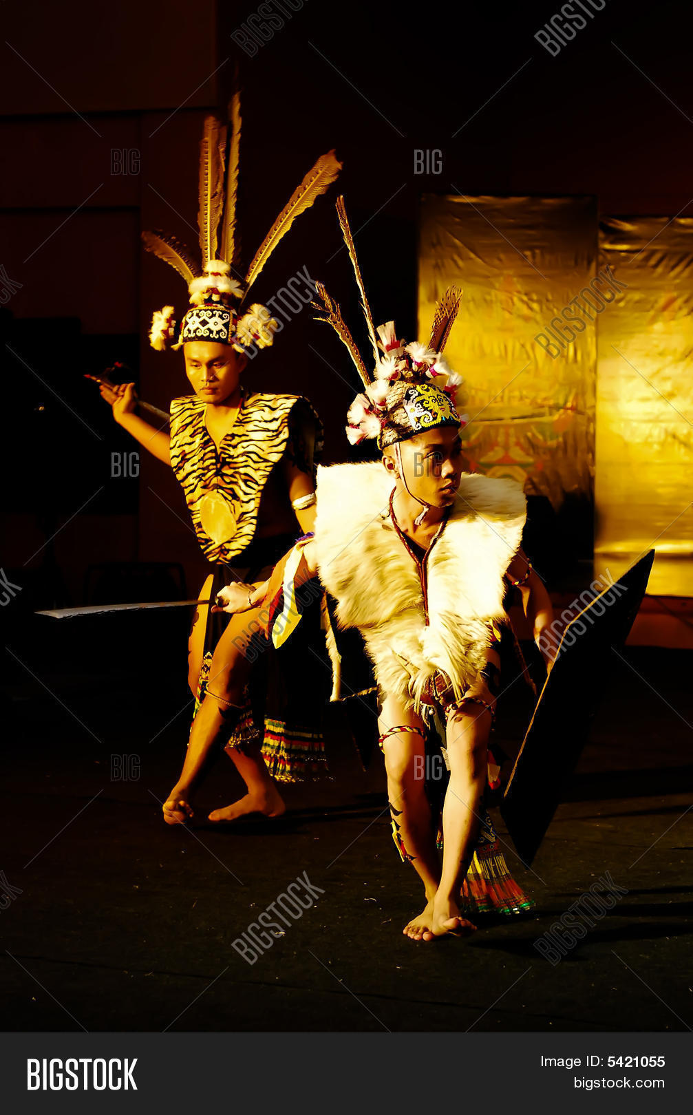 Iban Warrior Dance Image & Photo (Free Trial) | Bigstock