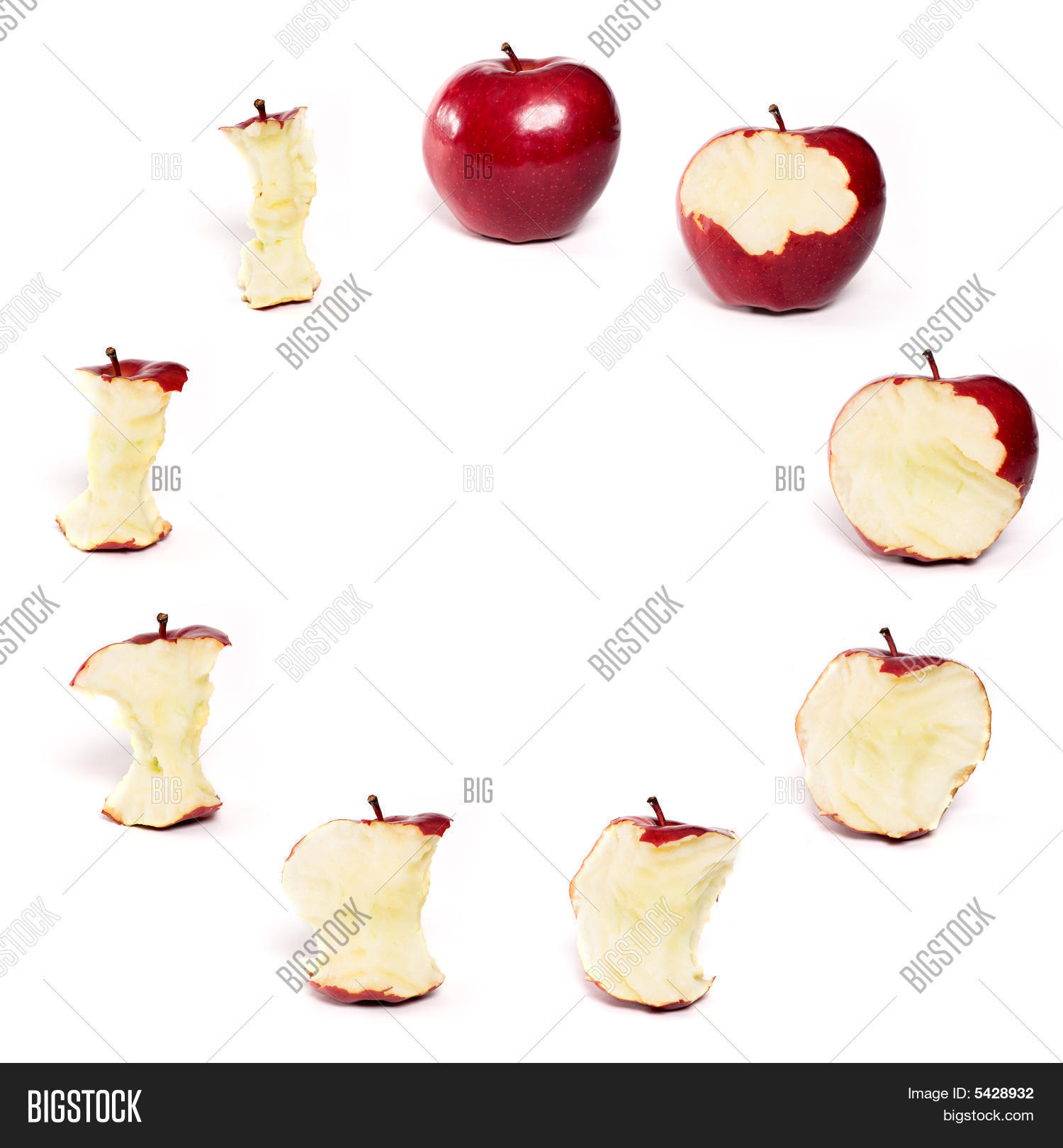 Apples Forming Circle Image & Photo (Free Trial) | Bigstock