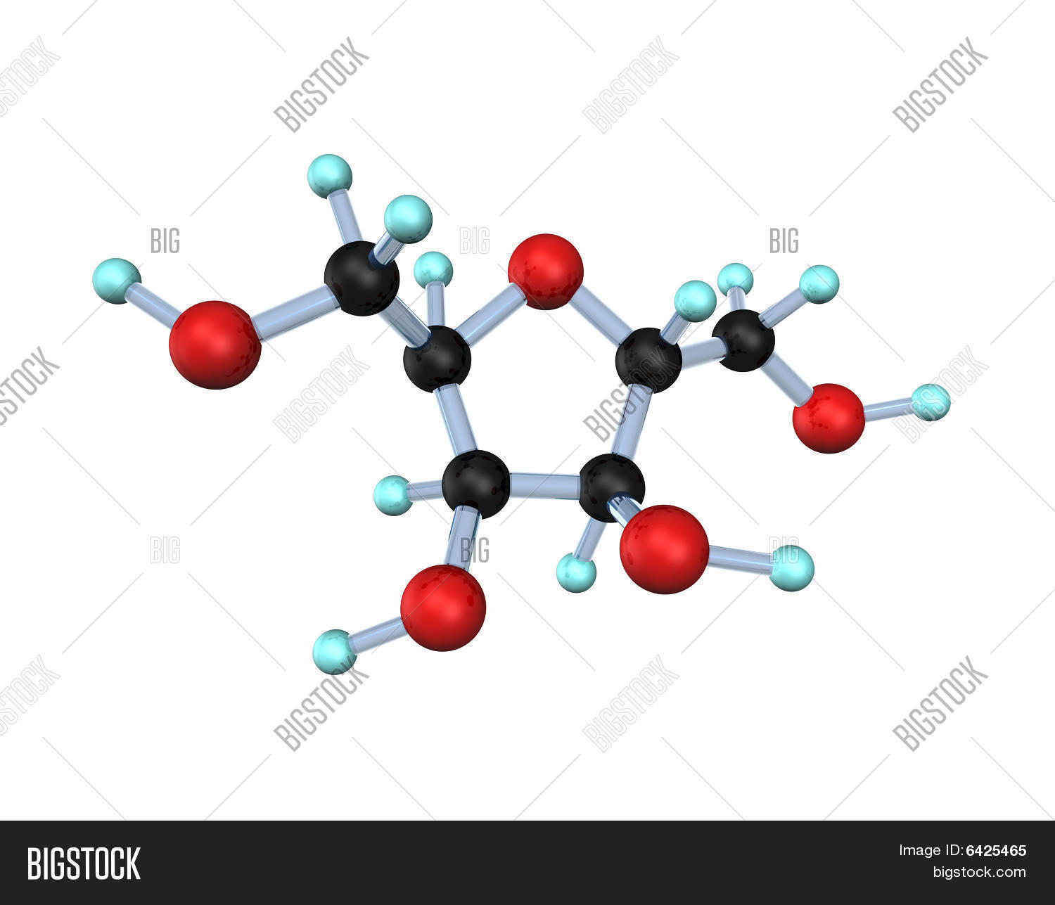 Molecule Sucrose 3D Image & Photo (Free Trial) | Bigstock