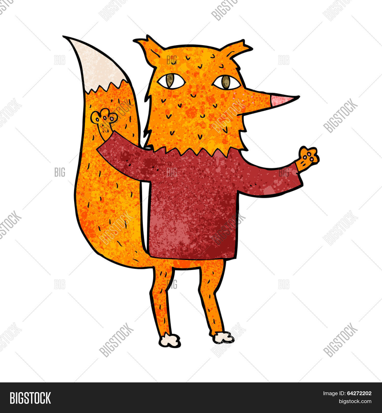 Cartoon Fox Vector & Photo (Free Trial) | Bigstock