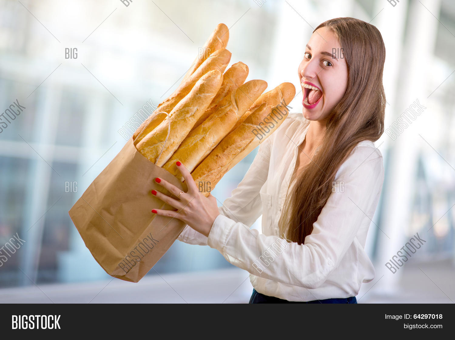 Young Funny Woman Image & Photo (Free Trial) | Bigstock