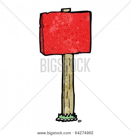 Cartoon Sign Post Vector & Photo (Free Trial) | Bigstock
