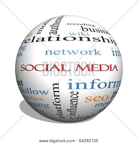 Social Media 3D Sphere Image & Photo (Free Trial) | Bigstock