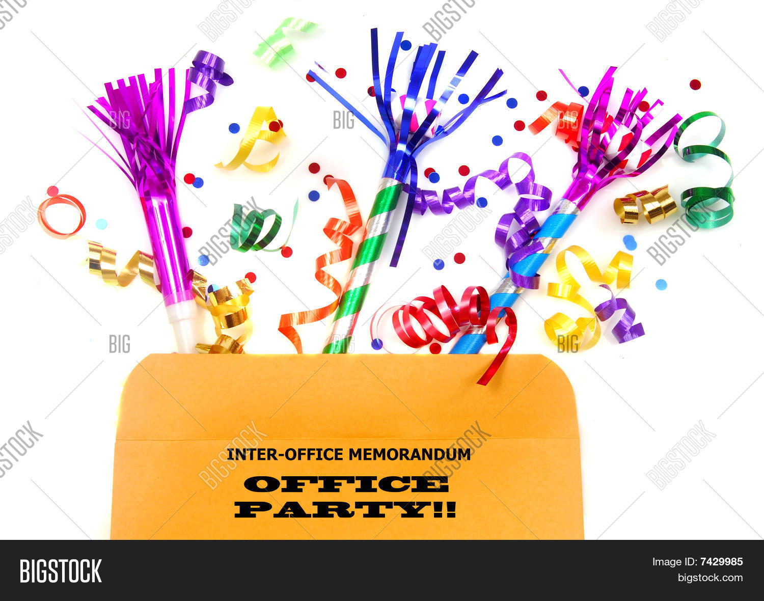 Office Envelope Party Image & Photo (Free Trial) | Bigstock