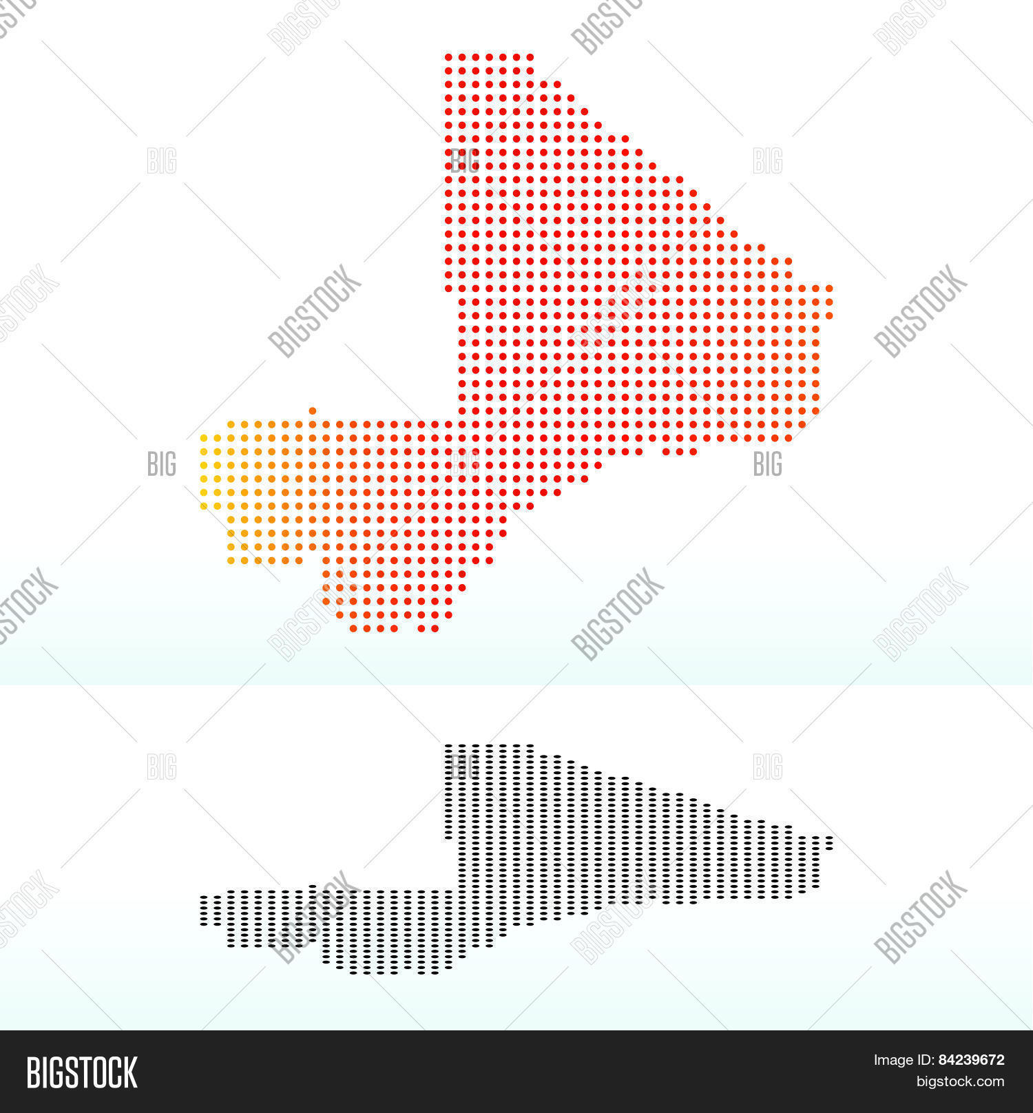 Map Mali Dot Pattern Vector & Photo (Free Trial) | Bigstock