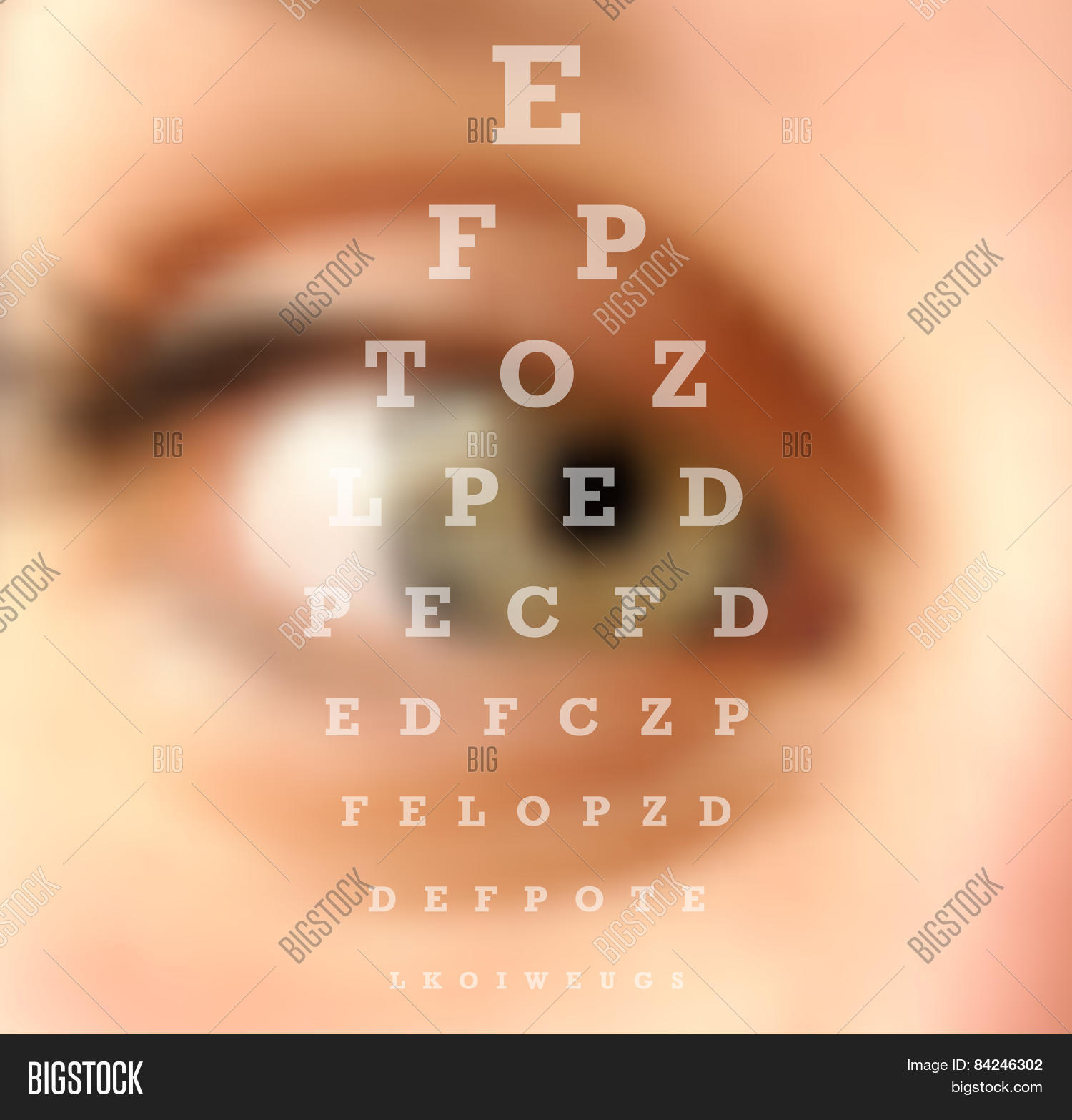 Eye Test Vision Chart Vector & Photo (Free Trial) | Bigstock