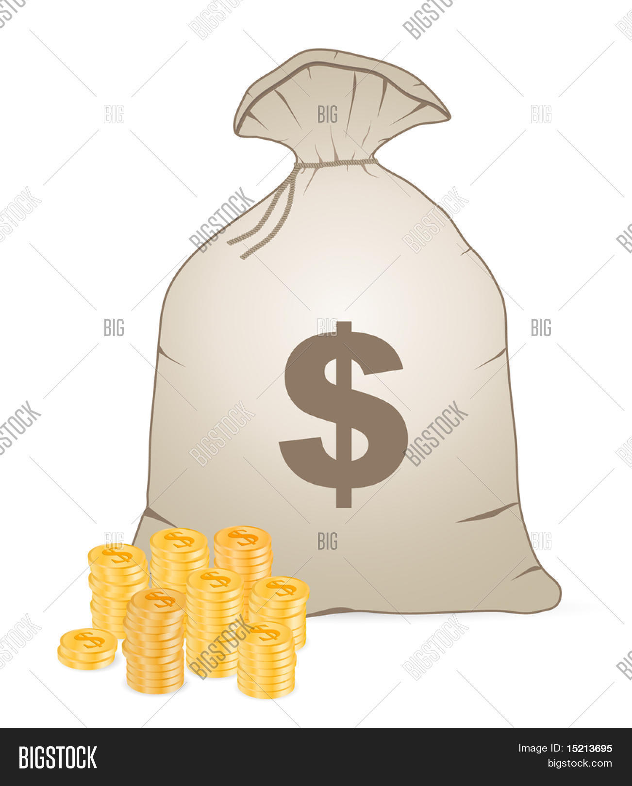 Vector Money Bag Vector & Photo (Free Trial) | Bigstock