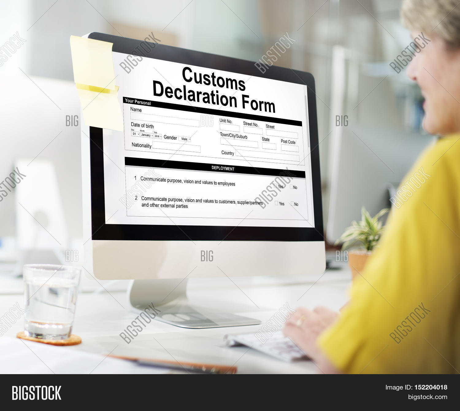 Customs Declaration Image & Photo (Free Trial) | Bigstock