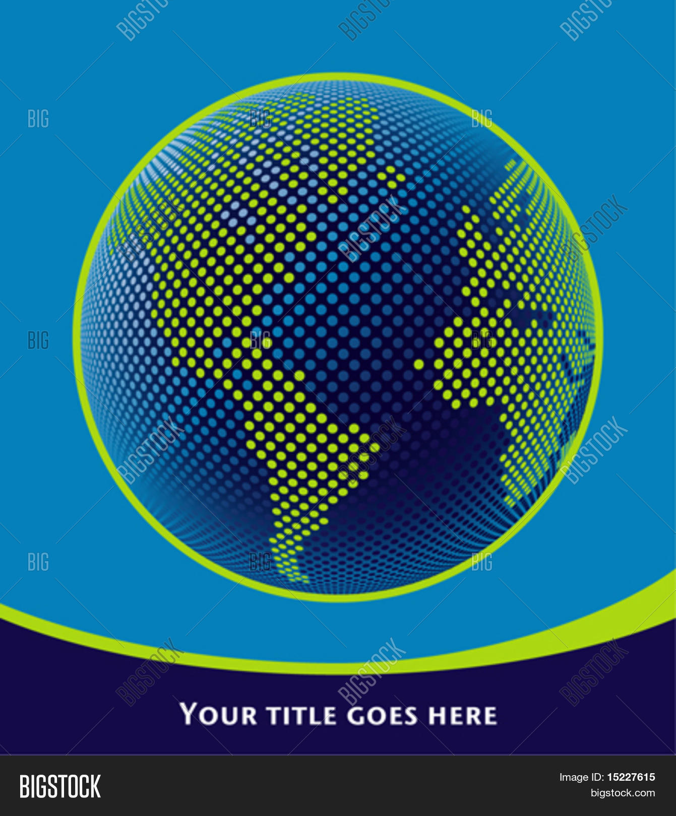 Digital World Map Vector & Photo (Free Trial) | Bigstock