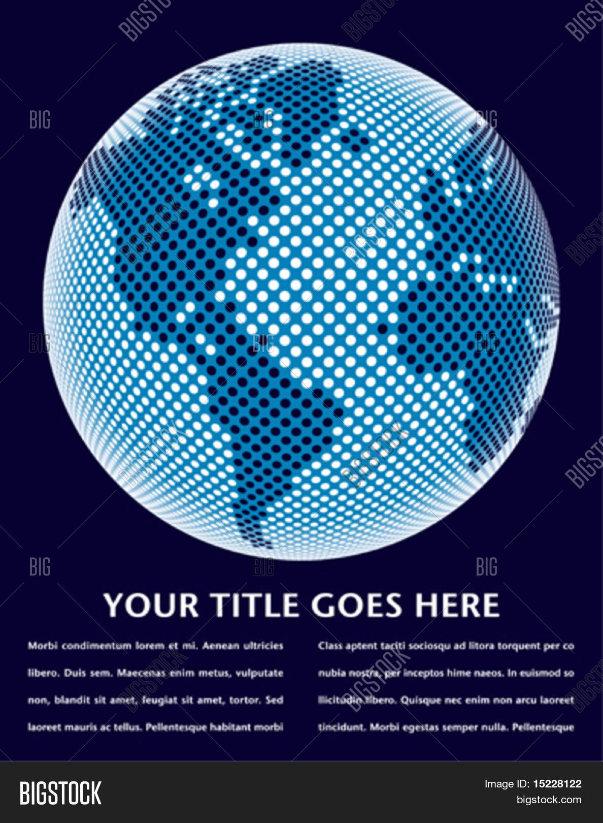 Digital World Map Vector & Photo (Free Trial) | Bigstock