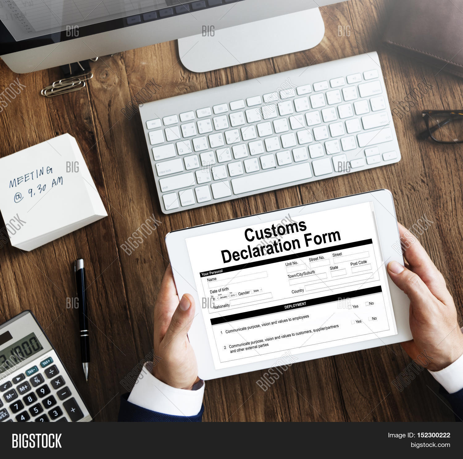 Customs Declaration Image & Photo (Free Trial) | Bigstock