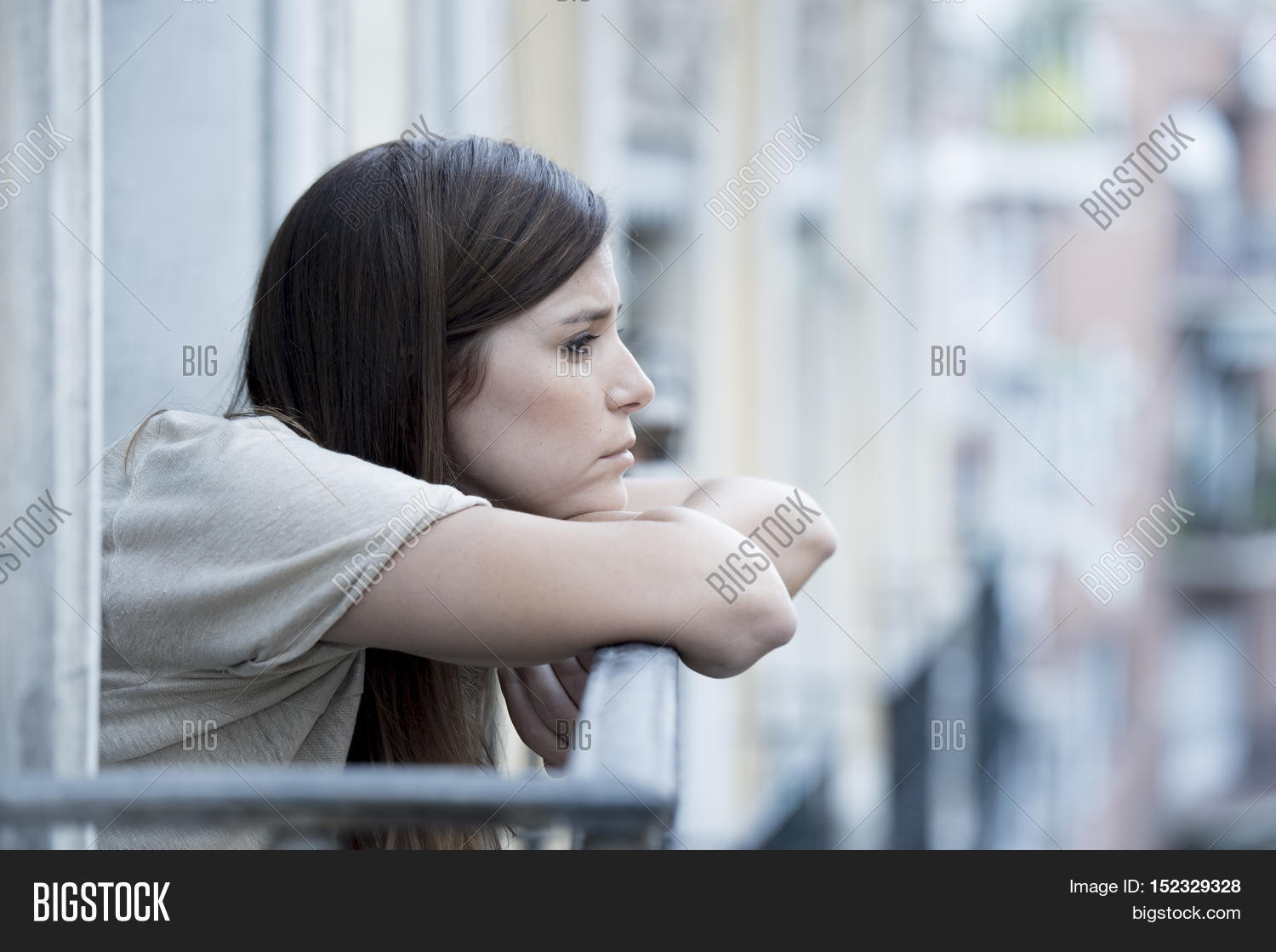 Young Sad Beautiful Image & Photo (Free Trial) | Bigstock