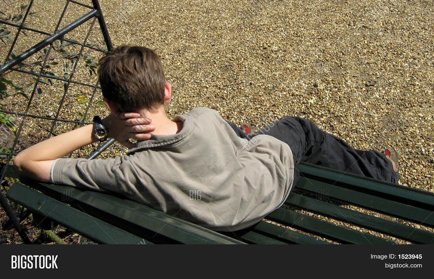 Boy Sitting Alone Image & Photo (Free Trial) | Bigstock