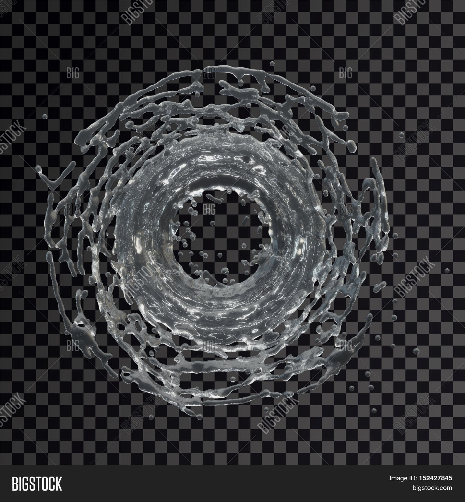Isolated Round Splash Image & Photo (Free Trial) | Bigstock
