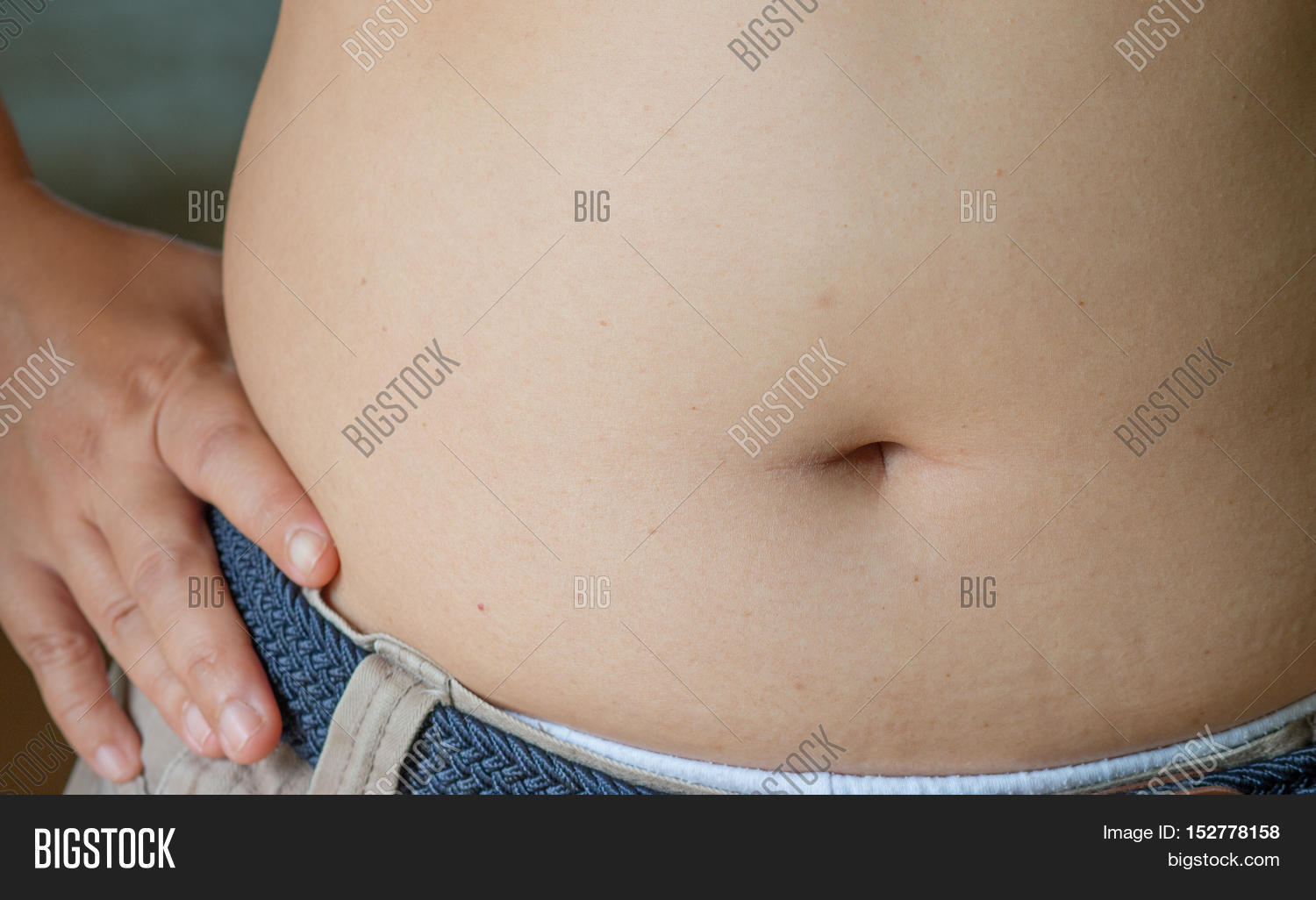 Fat Woman Big Belly. Image & Photo (Free Trial) | Bigstock