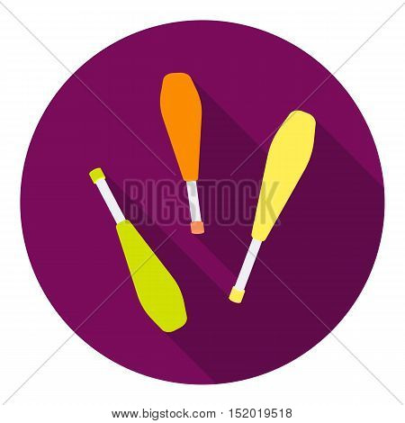 Juggling Clubs Icon Vector & Photo (Free Trial) | Bigstock
