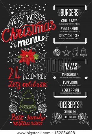 Christmas Restaurant Vector & Photo (Free Trial) | Bigstock